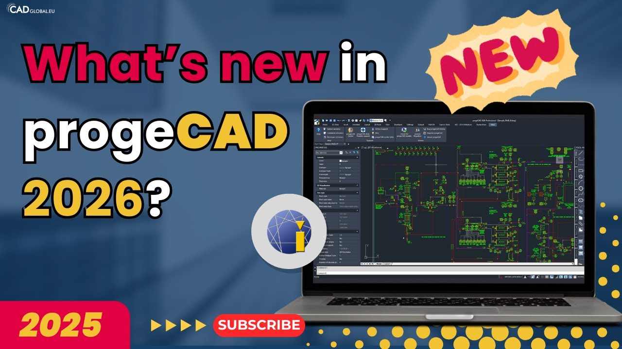 🚀 New Features | progeCAD 2026 | Best AutoCAD 2026 Alternative - YouTube