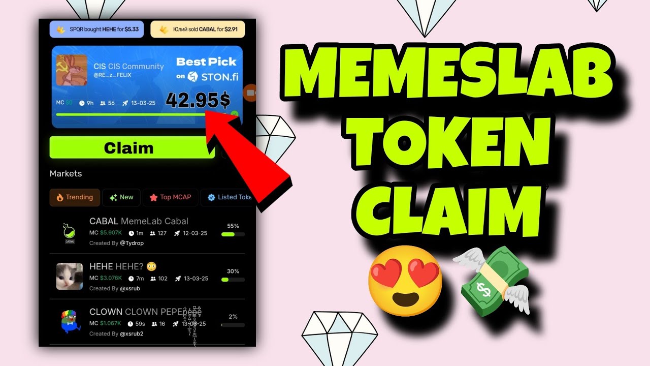 Memeslab Token Claim 😍 | Memes Lab Token Withdraw | Memeslab New Update | Memeslab | AGP - YouTube