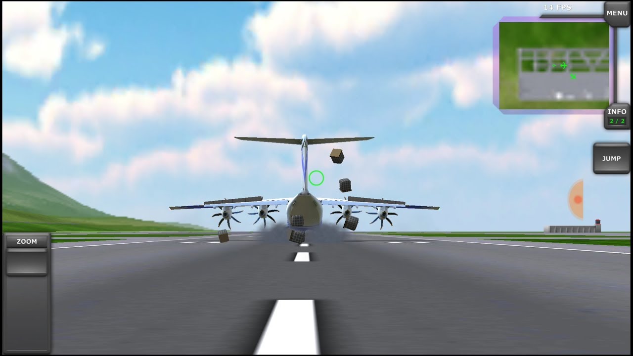 Scattering Supplies Airdrop On Runway By All Landing Planes | Turboprop ...