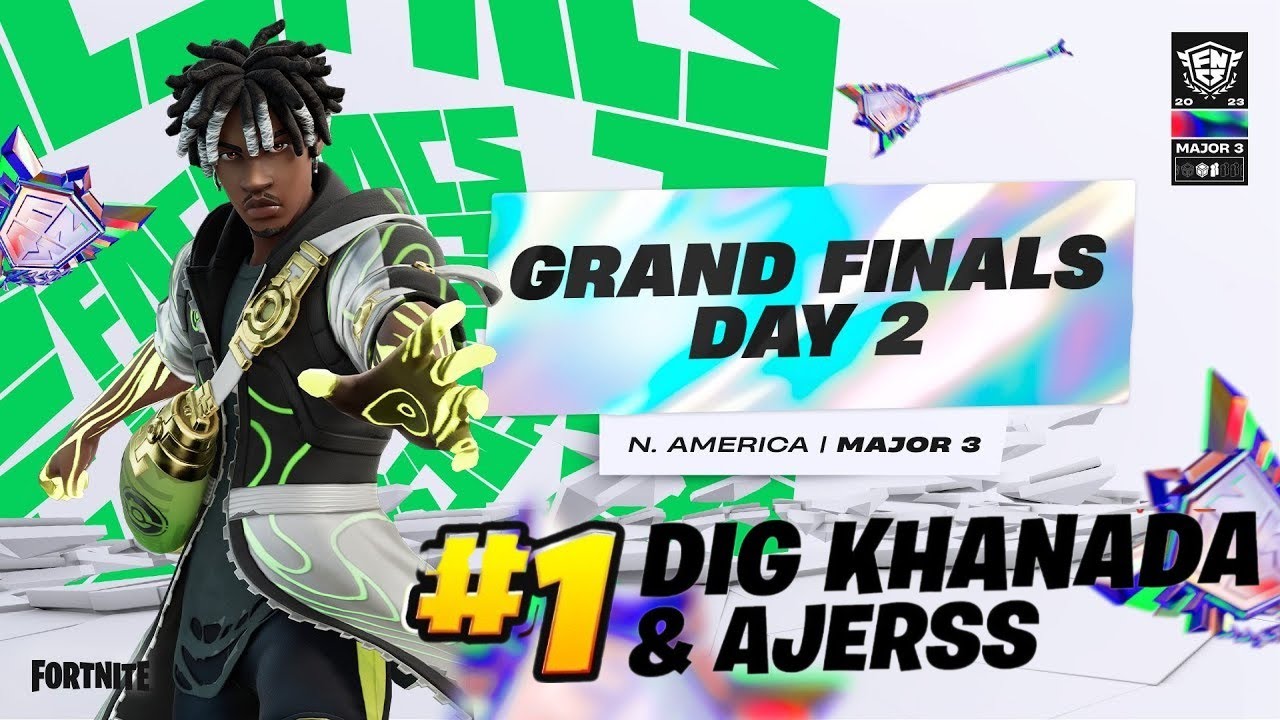 Khanada and Ajerss WIN NA DUO FNCS GRAND FINALS - FORTNITE CHAPTER 4 ...