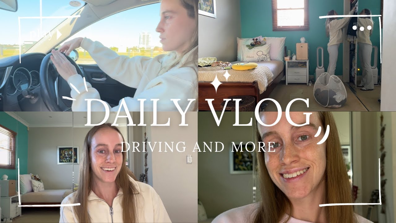 DAILY VLOG - Starting fresh, driving practice and more. - YouTube