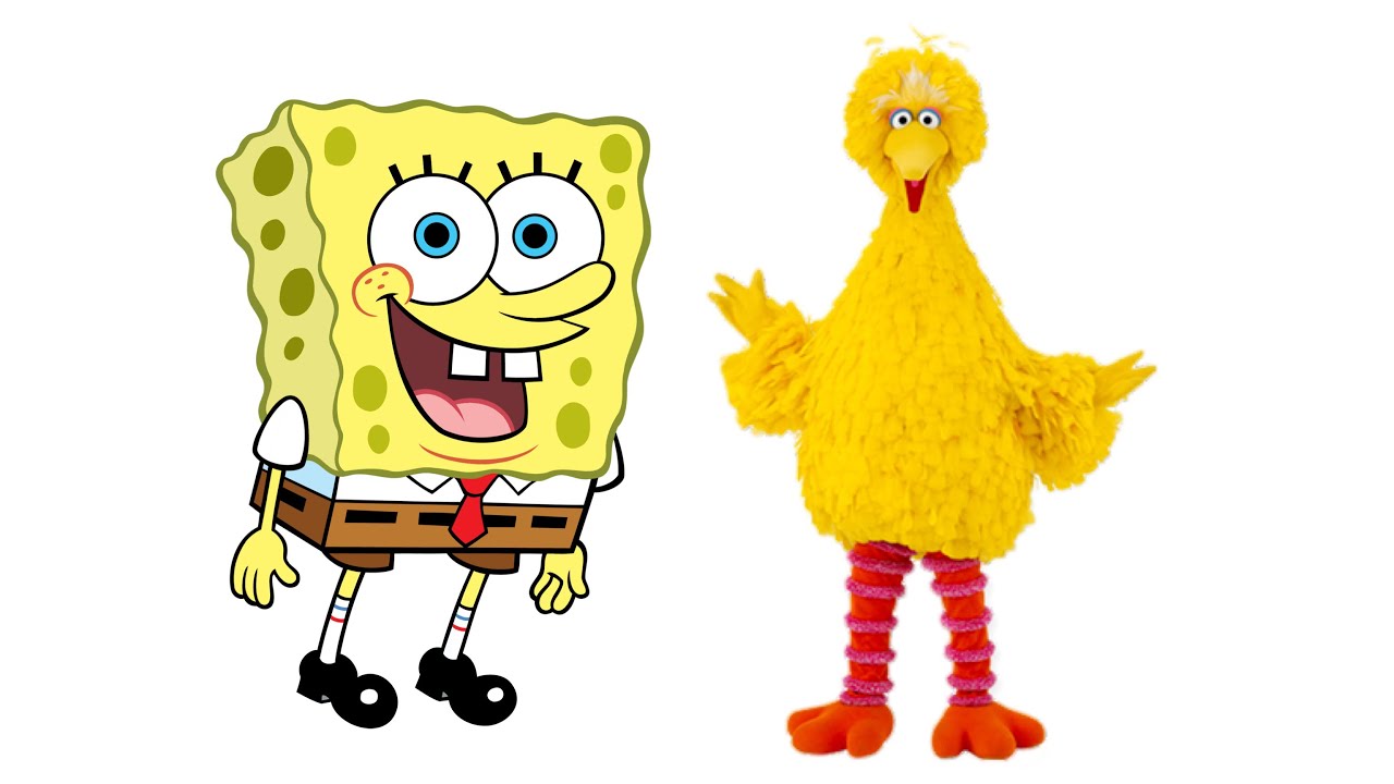 SpongeBob meets Big Bird (Requested By ⁠@lucasyoutubechannel9935) - YouTube