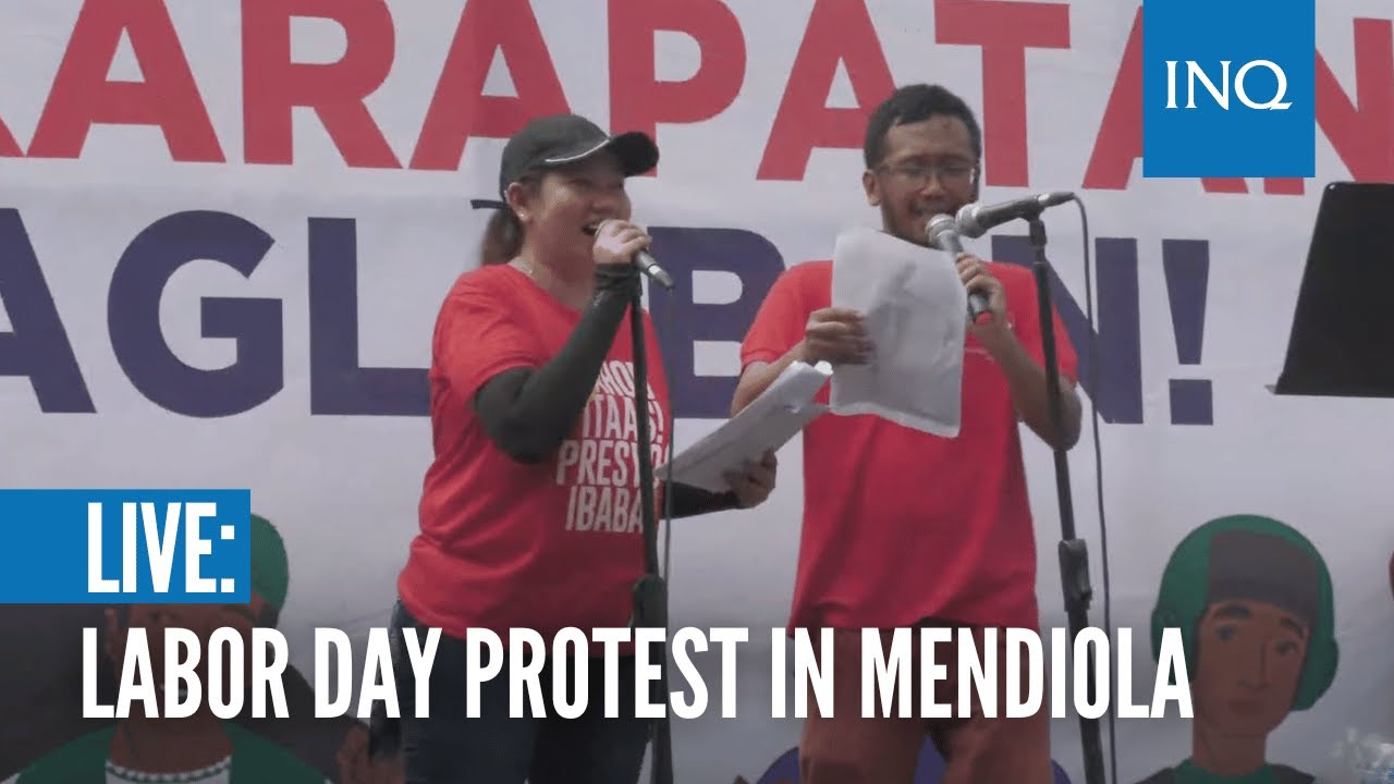 LIVE: Labor Day protest in Mendiola - YouTube