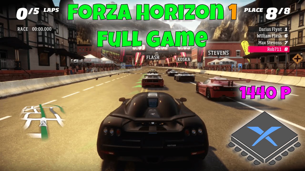 Forza Horizon 1 - Full Game - (1440p 60fps Xenia) - YouTube