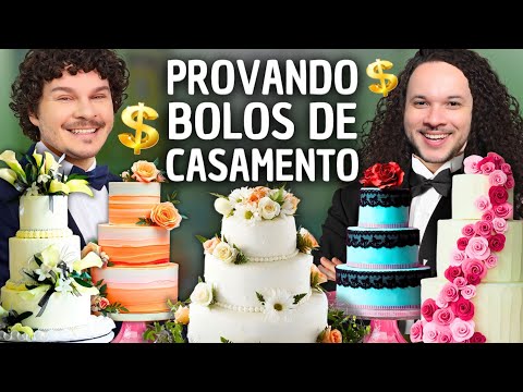 PROVANDO BOLOS DO NOSSO CASAMENTO - Vale a pena?