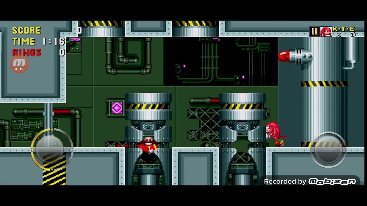 Beating Sonic the hedgehog (knuckles good ending) - YouTube