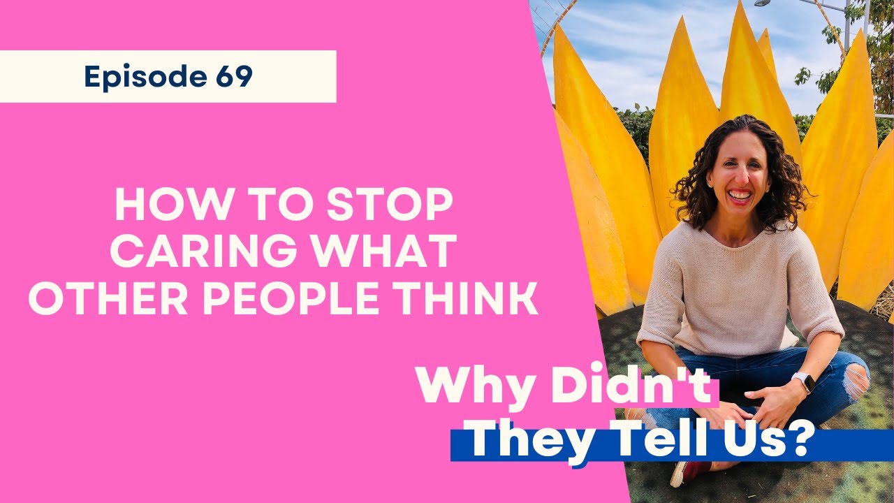 How to Stop Caring What Other People Think - YouTube