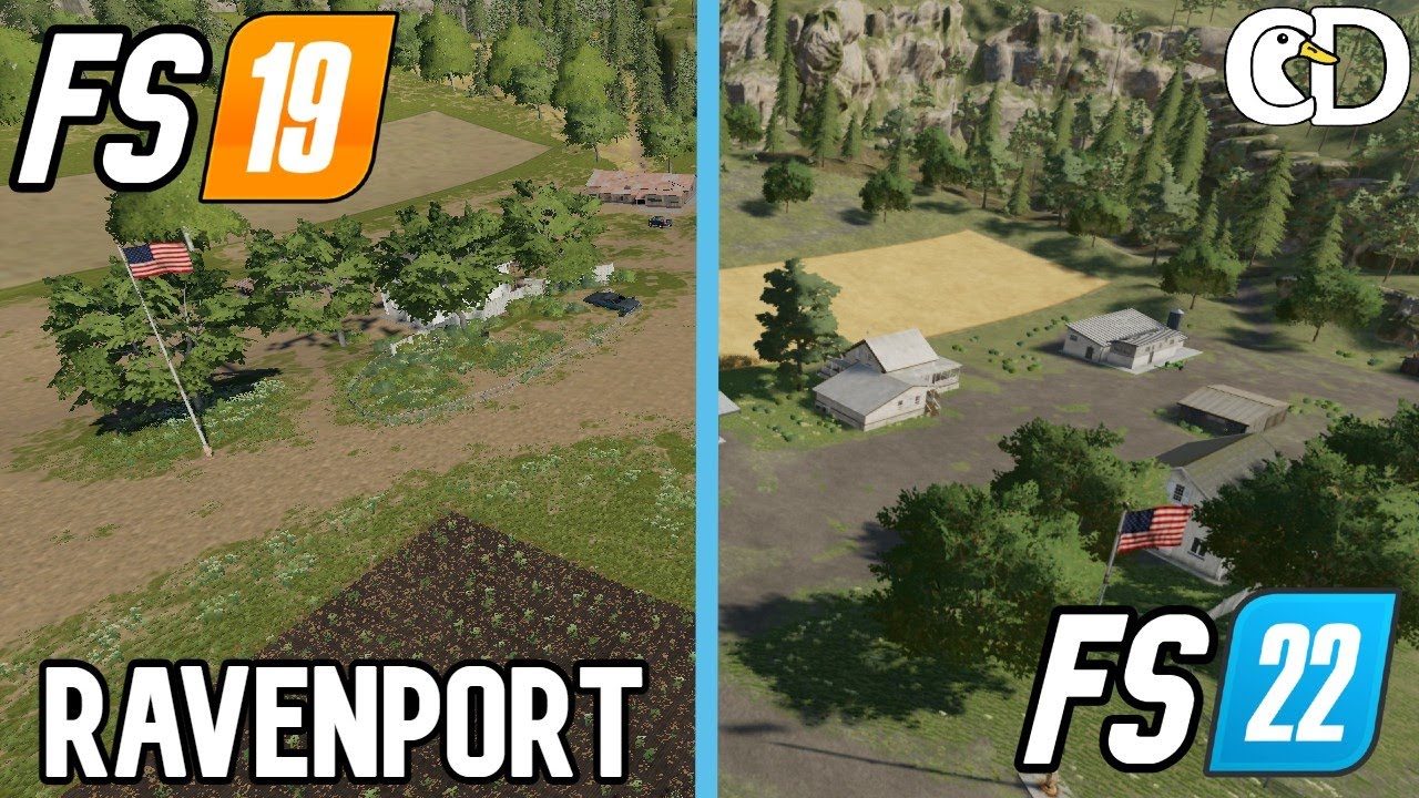 RAVENPORT in FARMING SIMULATOR 22! | Map Tour & Review - YouTube