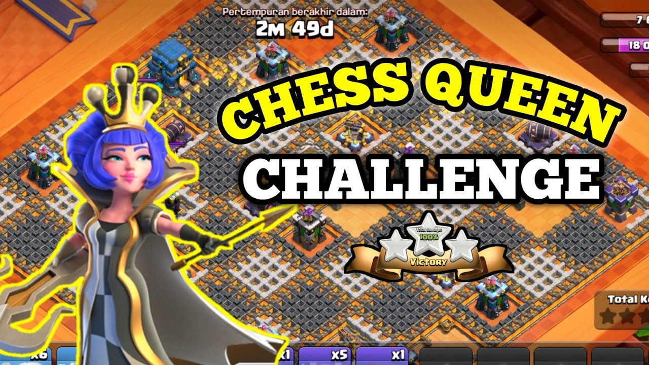 Easily 3 Star Chess Queen's Gambit Challenge | Clash of Clans - YouTube