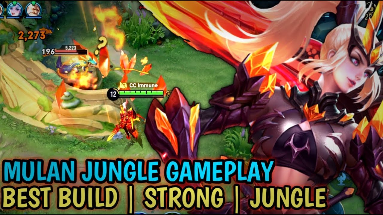 Honor Of Kings Mulan Jungle Gameplay | Best Build Mulan - HOK - YouTube