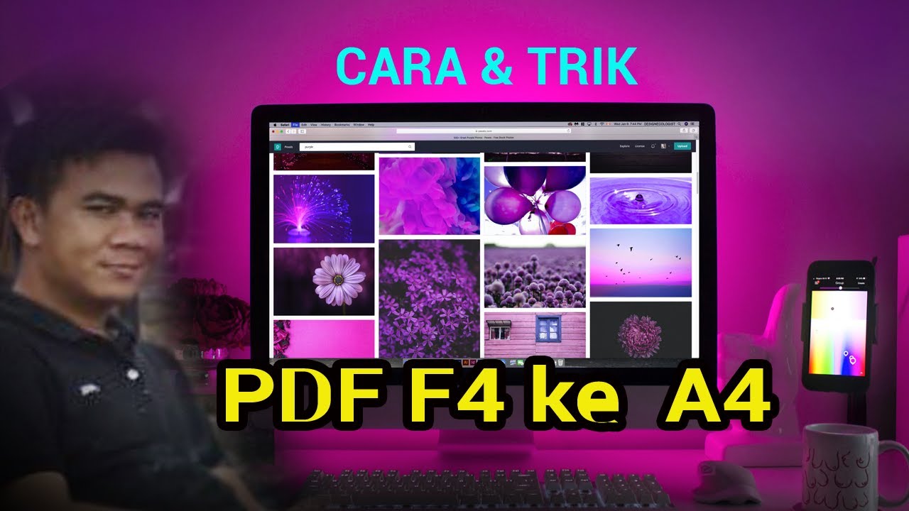 pdf f4 ke A4 ll merubah ukuran mudah dan cepat - YouTube