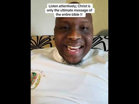 Christ is the ultimate message of scripture part 2. - YouTube