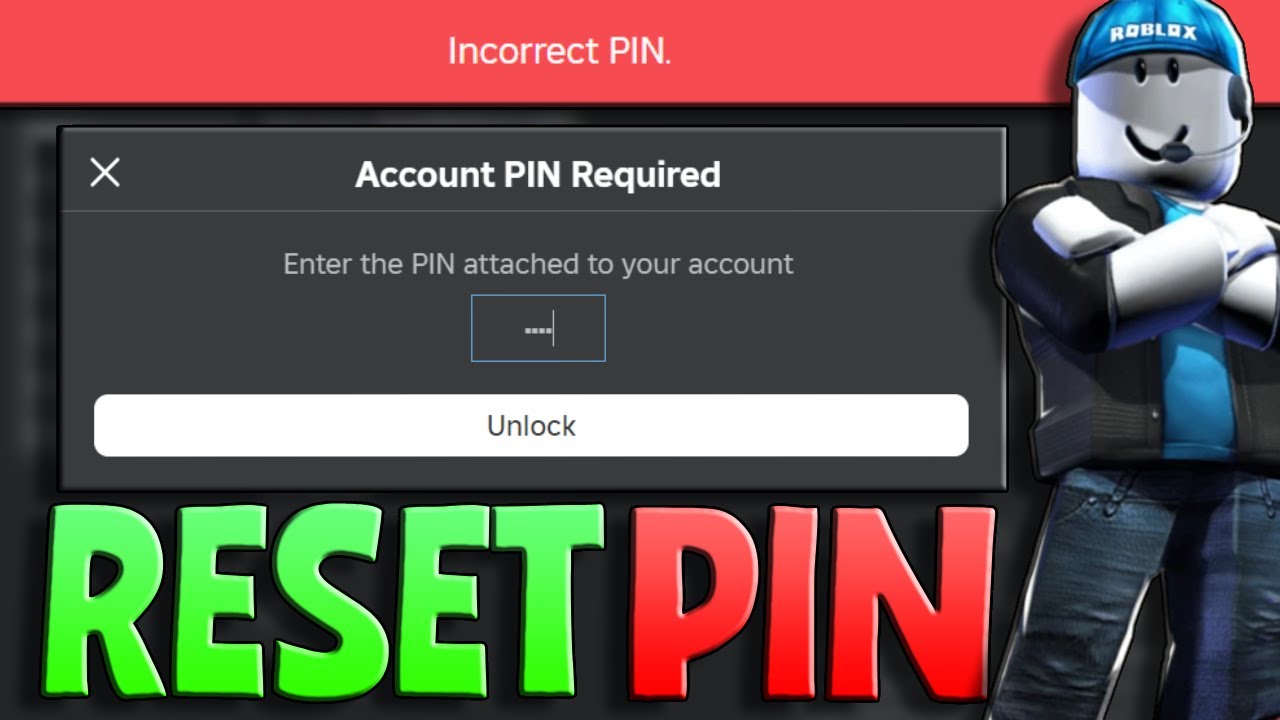 How To Reset Roblox Pin If You Forgot It! - Change Roblox Pin (2024 ...