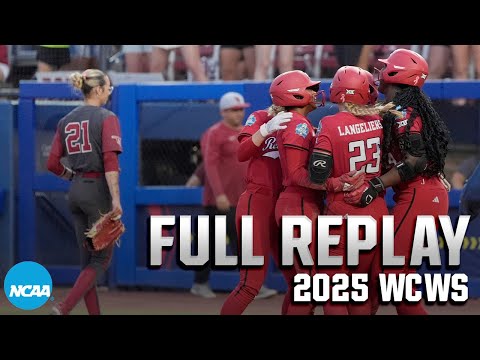 Texas Tech vs. Oklahoma: 2025 Women's College World Series semifinals | FULL REPLAY