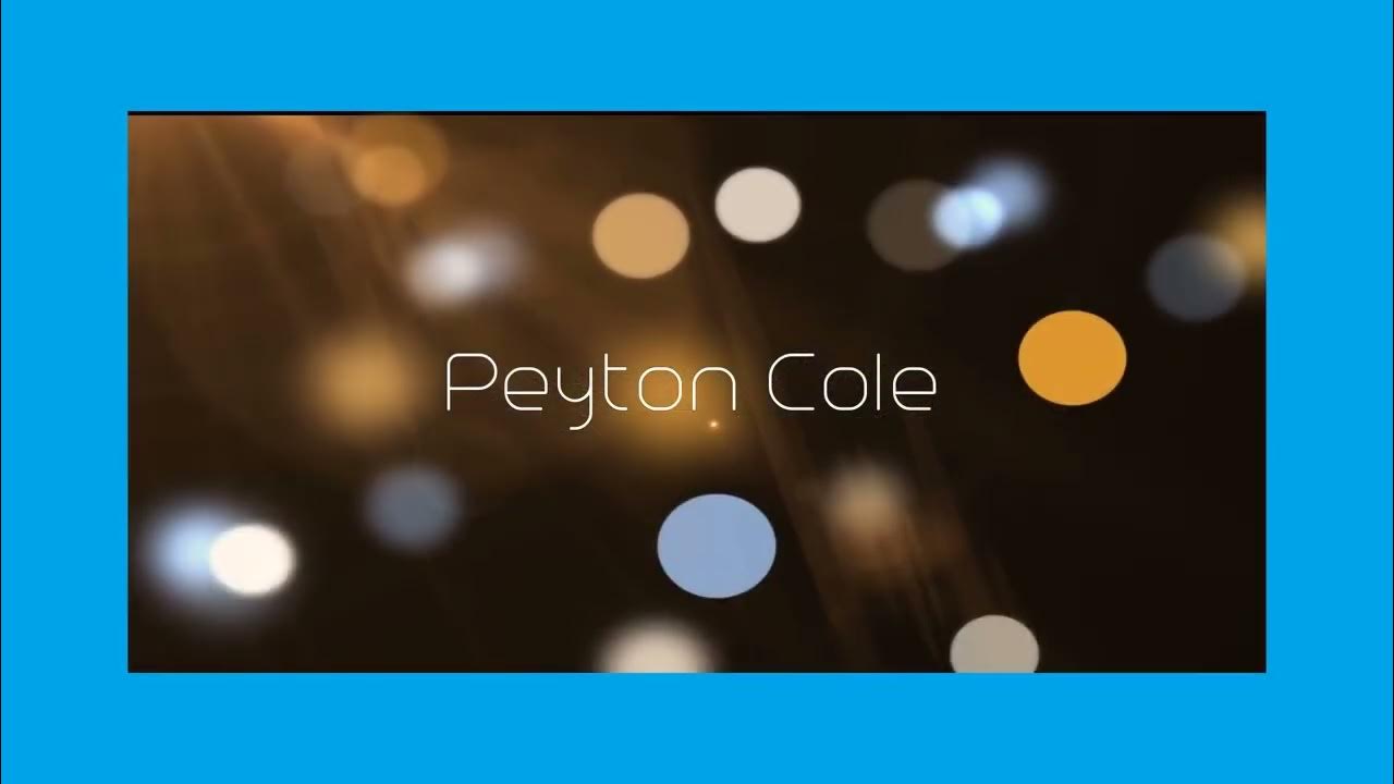 Peyton Cole Appearance Youtube