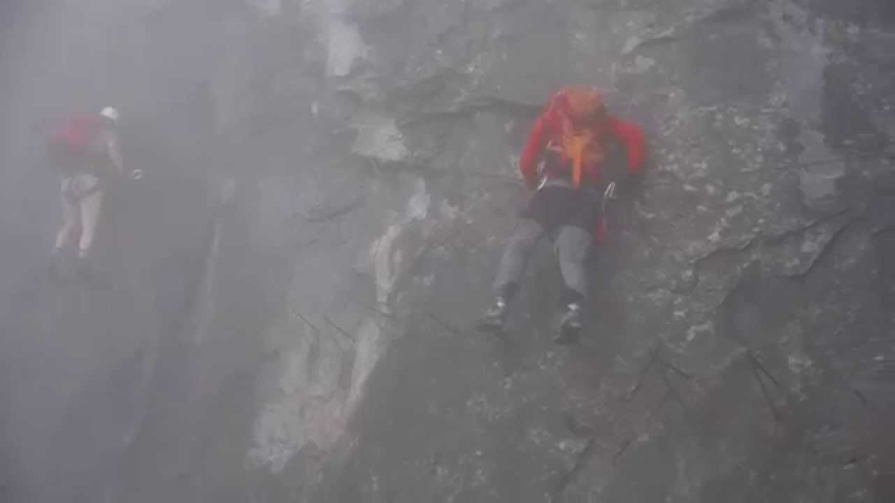via ferrata klettersteig engelberg switzerland 3 - YouTube