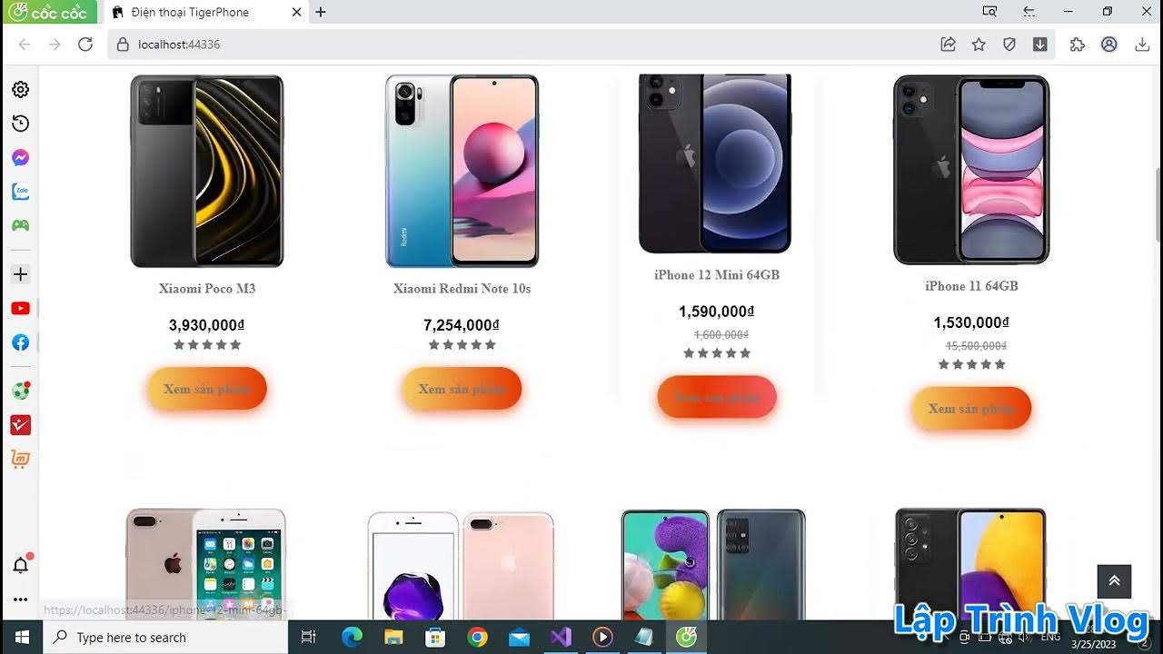 Demo Source Code Website Bán Điện Thoại Di Động Sử Dụng Asp Net Mvc - YouTube
