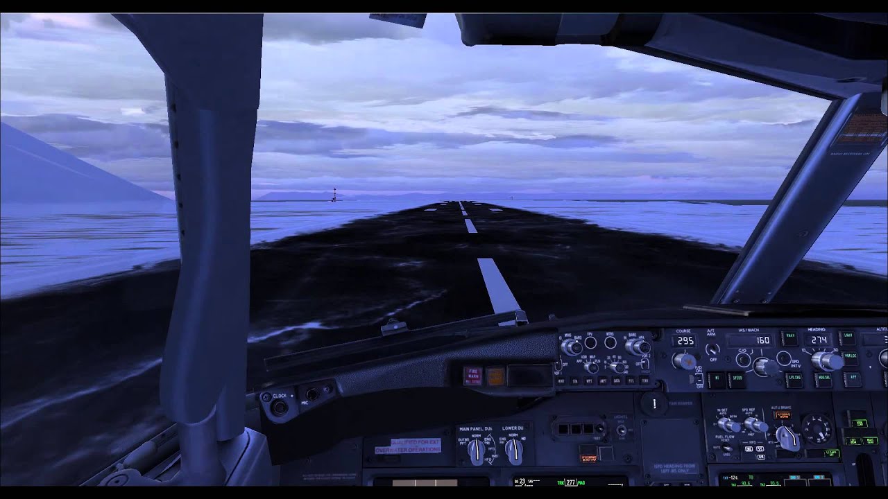 Long-Year airport in Svalbard -Norway approach runway 21 - IVAO - YouTube