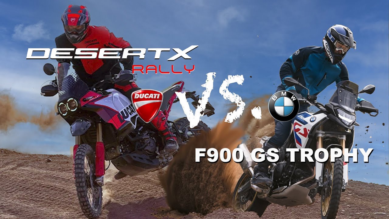2024 Ducati DesertX Rally Vs BMW F900 GS Trophy - YouTube