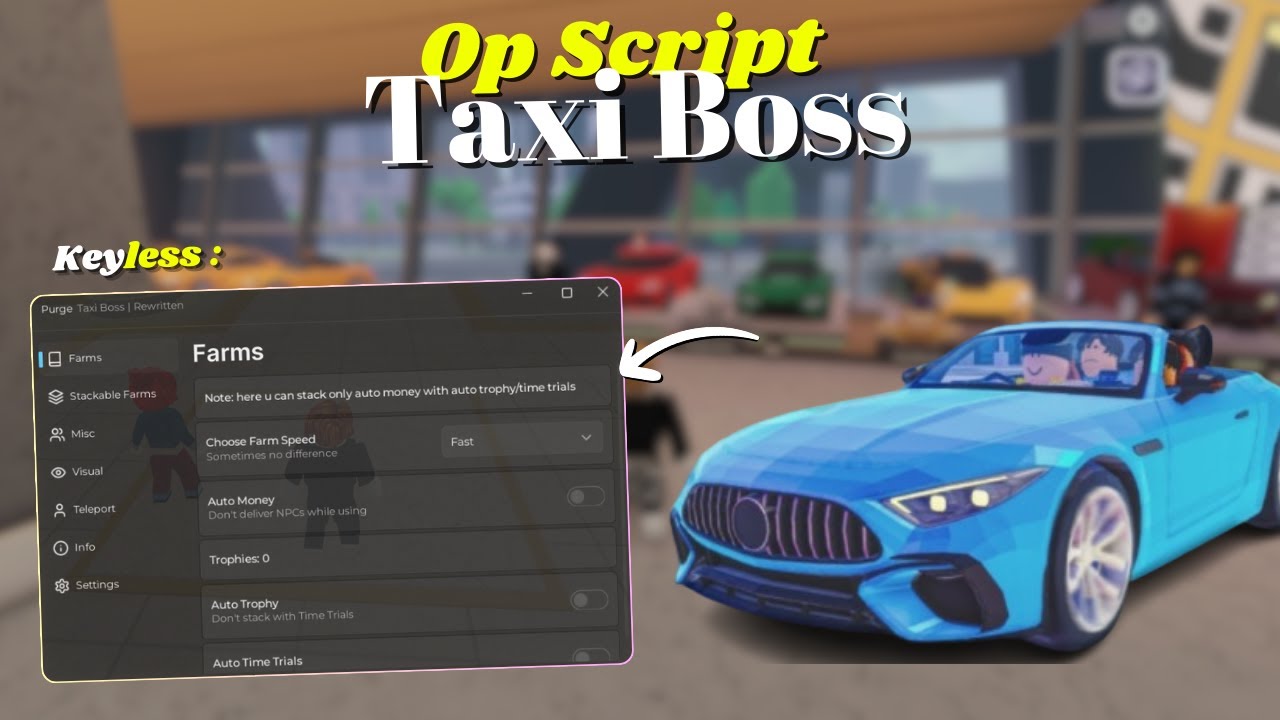 *NEW* Taxi Boss Script [ Pastebin 2025 ] Keyless - YouTube