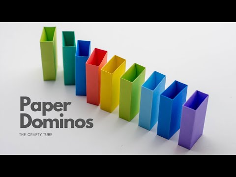 Origami Dominos | How to Make Origami Dominos | Paper Dominoes Making | DIY