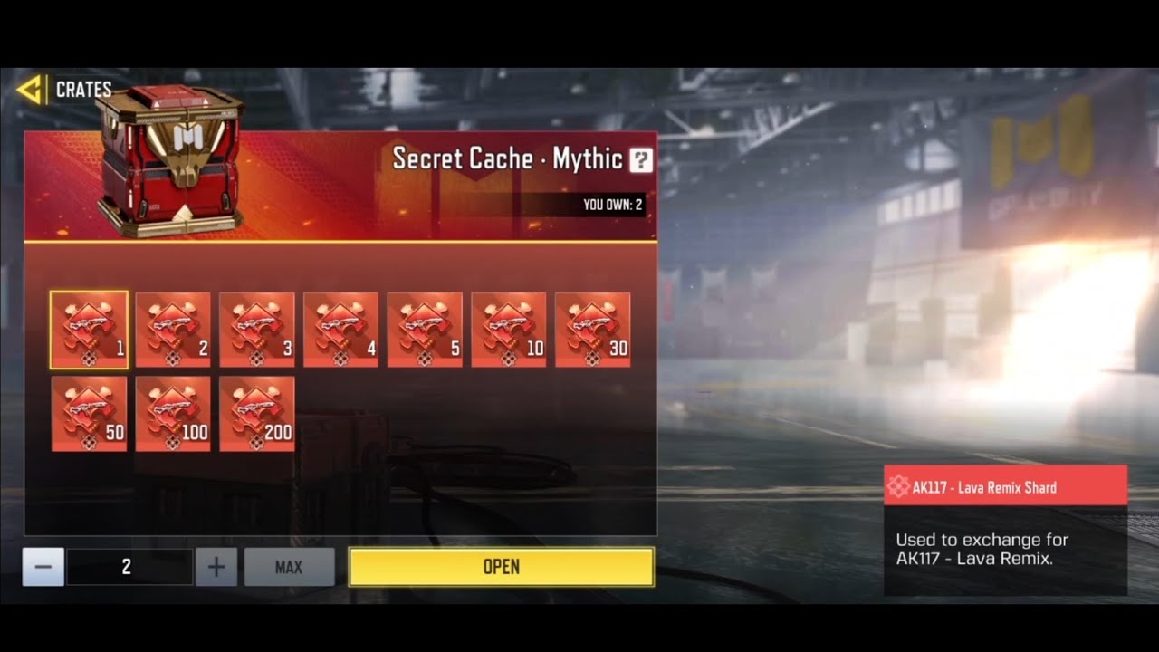 Opening 2 Mythic Secret Chache & 7 Epic Secret Caches @callofdutymobile ...