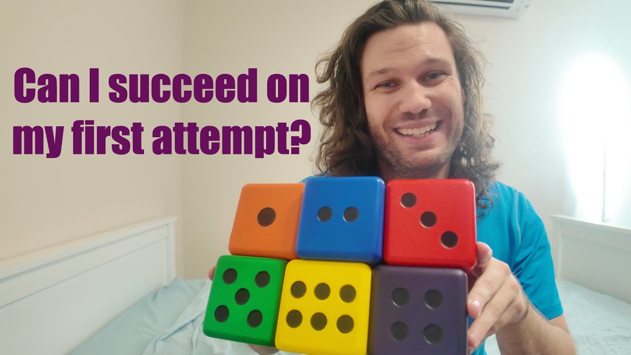 Rolling 6 Dice Daily Until No Duplicate Numbers (Day 1) - YouTube