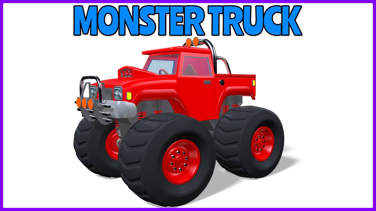 Monster Truck Animated Video | Kids Entertainment Videos | Toy Trucks ...