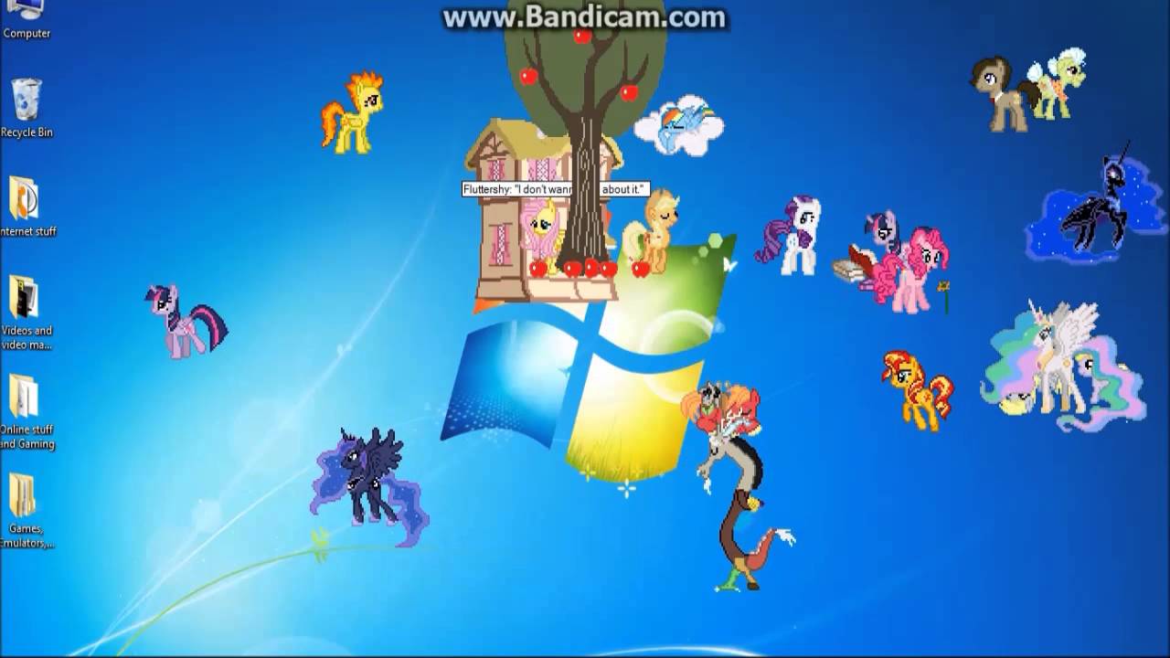 Desktop Ponies: LOOK AT THE CUTENESS!!! *squee* - YouTube