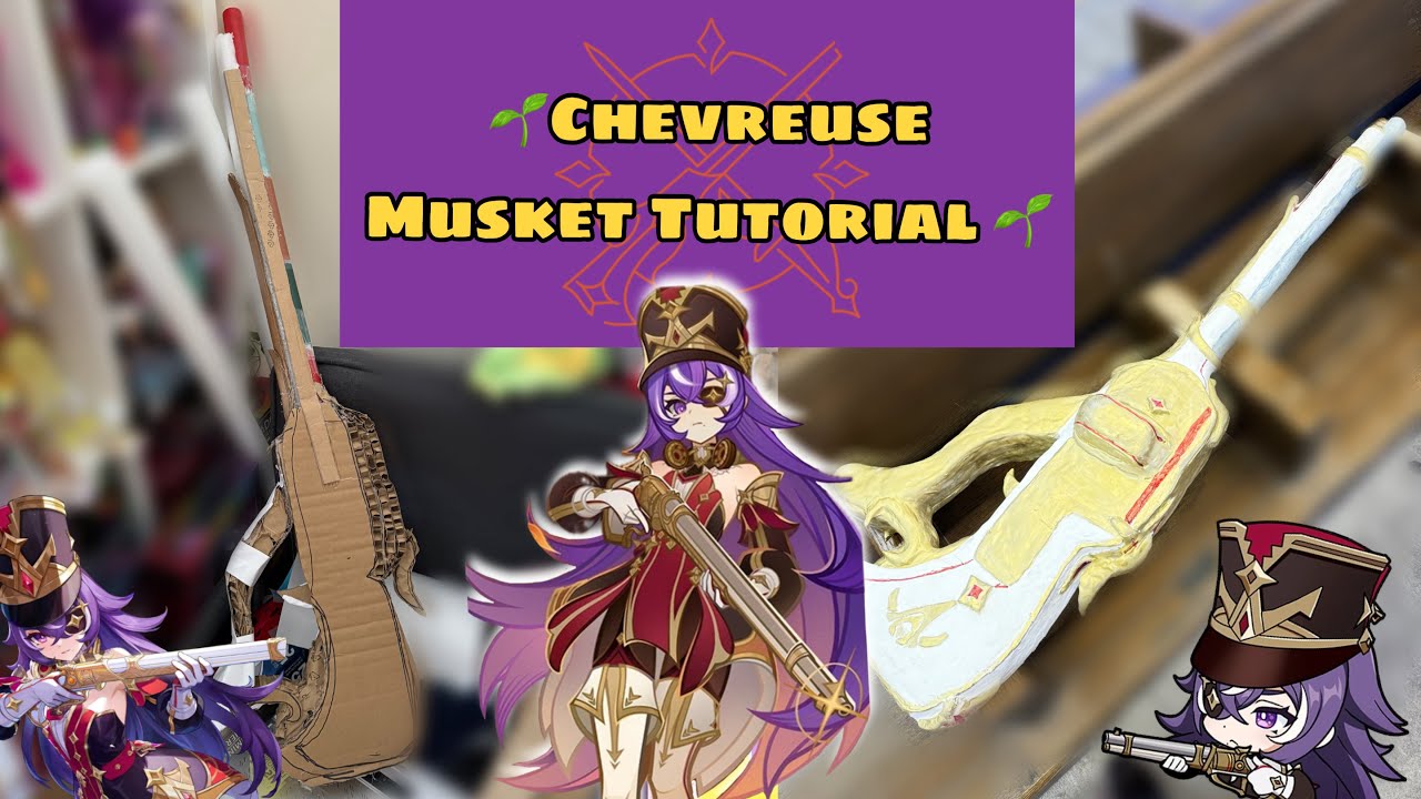 🌱How to make Chevreuse Musket - Genshin Impact ?! Chevreuse prop ...