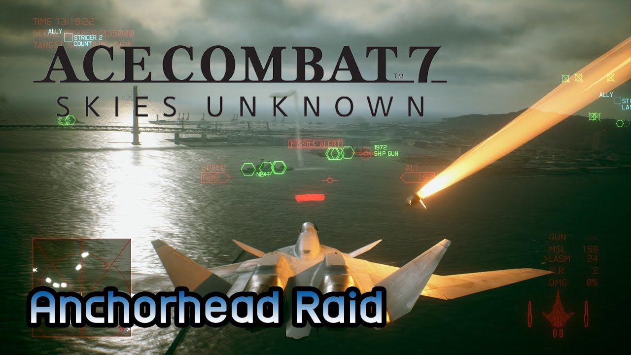 ACE Combat 7 SP Mission 2/3 : Anchorhead Raid - YouTube