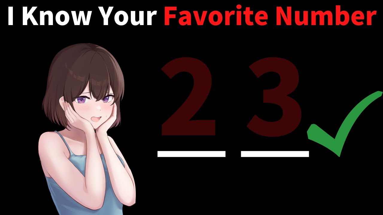 This video will guess your favorite number anytime (Real) - YouTube