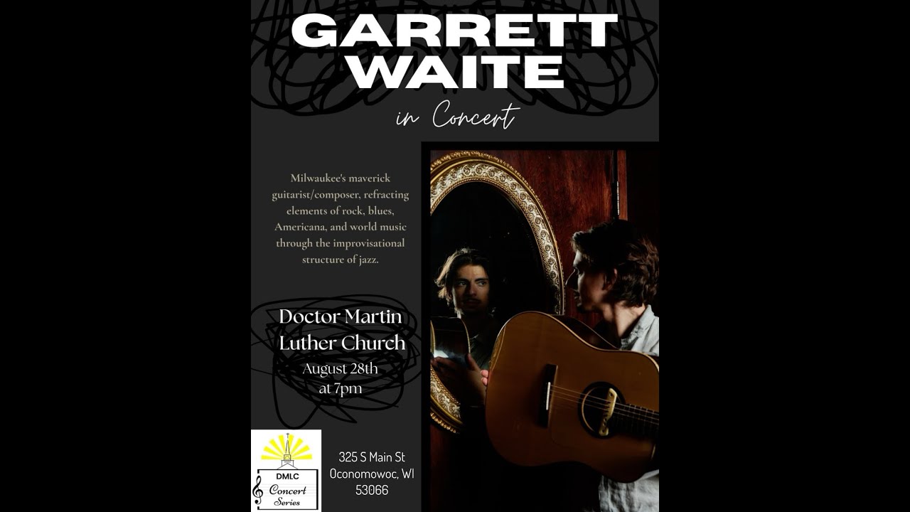 Garrett Waite in Concert at DMLC - YouTube