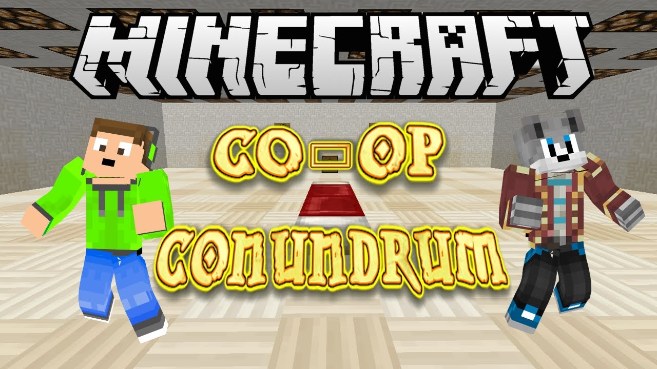 MINECRAFT |Co-Op Conundrum | Multiplayer Puzzle Map | W/ Questey | Da ...