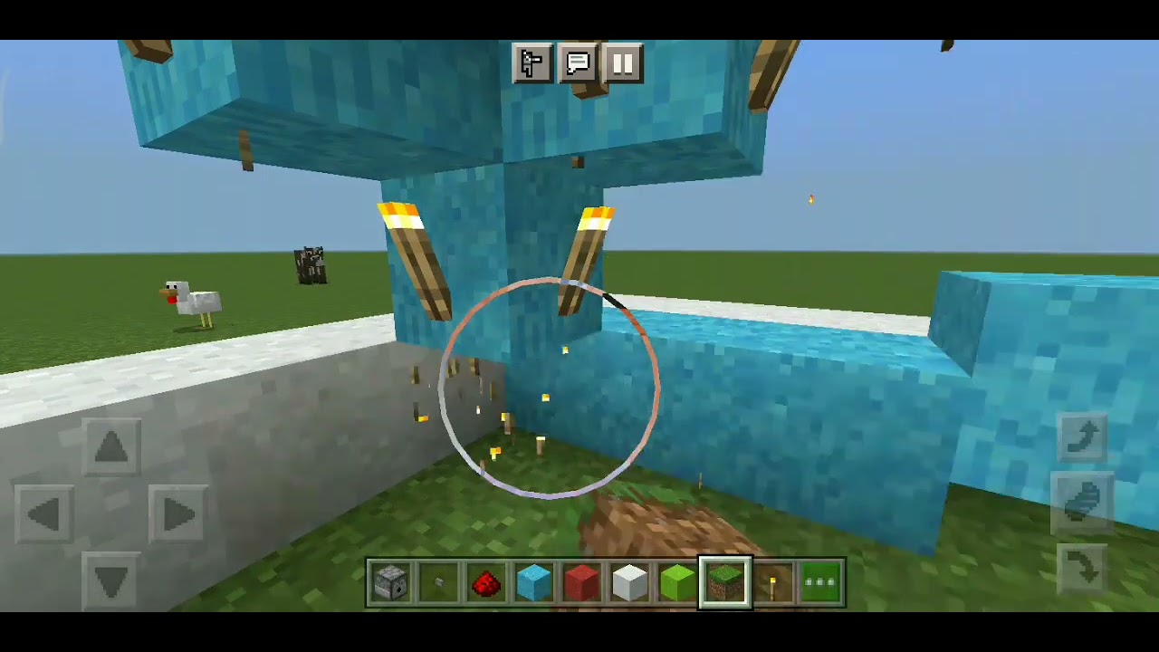 minecraft rasm ishlash Oʻzbekiston bayrogʻini ishlash - YouTube