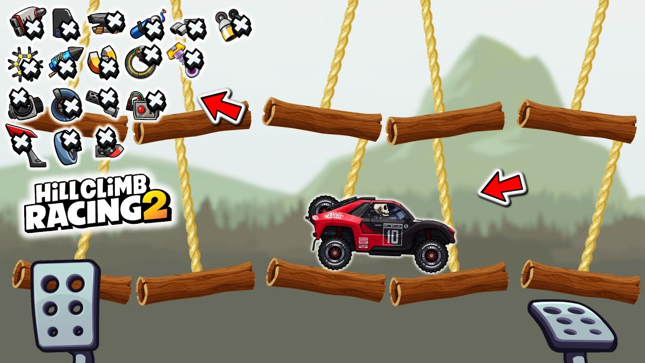 Hill Climb Racing 2 - Forest 10km RAIDER - YouTube