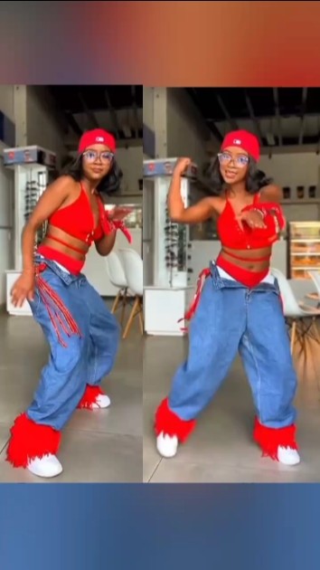 She Killed this Viral Statue TikTok Dance Challenge by Marioo X ...