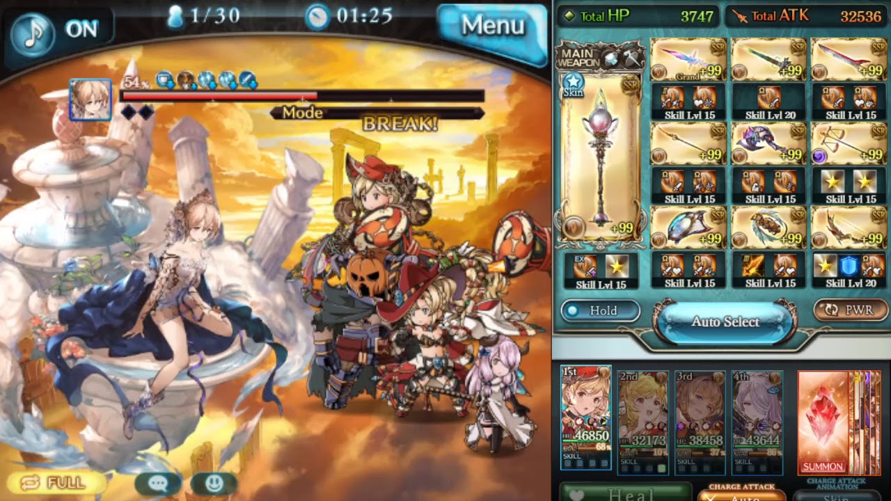 Granblue Fantasy - Europa Full Auto (Magna Caim Grid) - YouTube