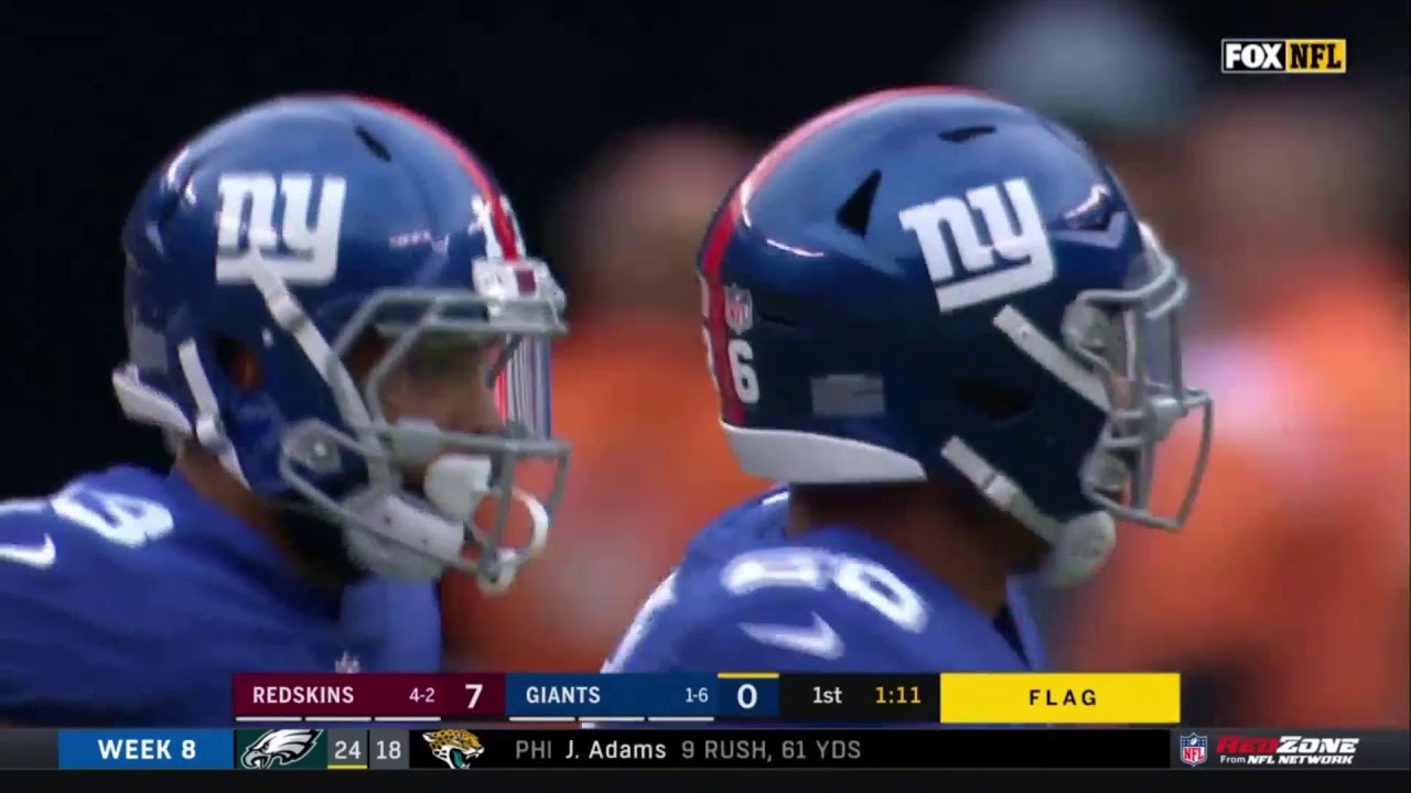 Odell Beckham Jr. Makes Incredible One-Handed Catch | Redskins vs ...