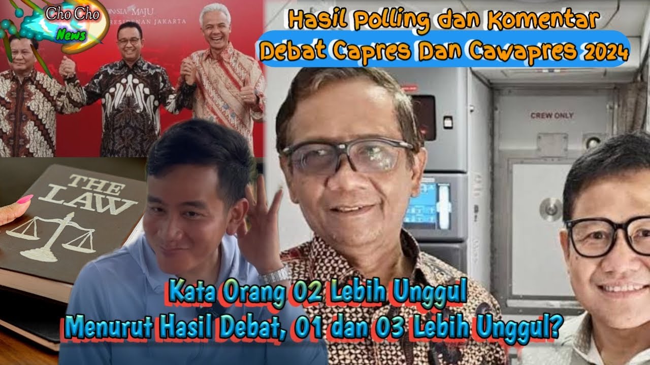 Hasil Debat Capres 2024 dan Cawapres 2024 - Nomor 3 dan Nomor 1 Jauh ...