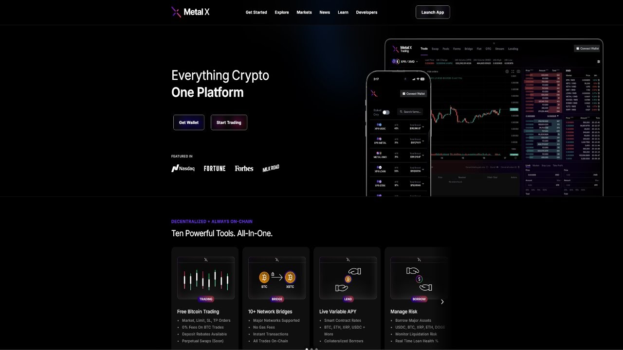 Metal X - der dezentrale Exchange (DEX) von Metallicus - YouTube