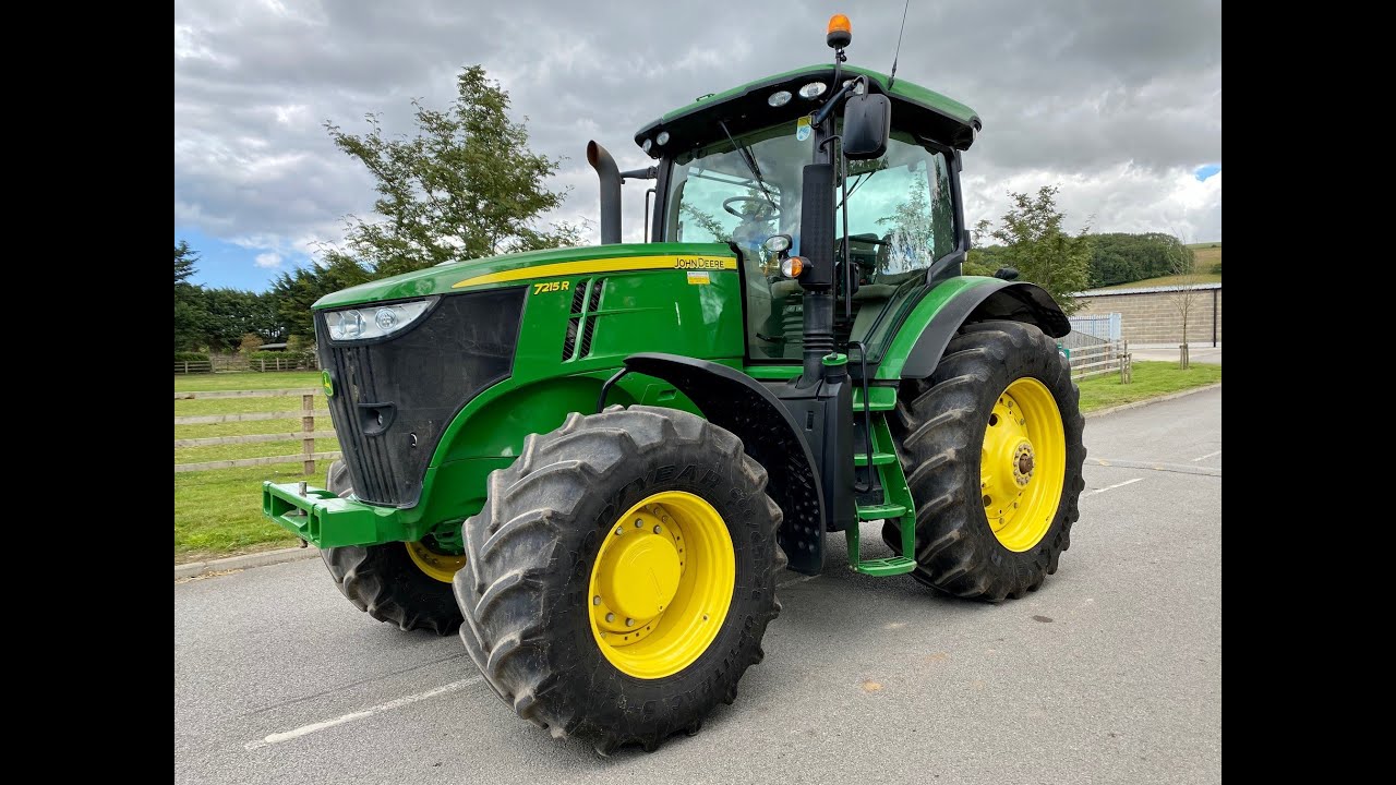 John Deere 7215R tractor walk around video - YouTube