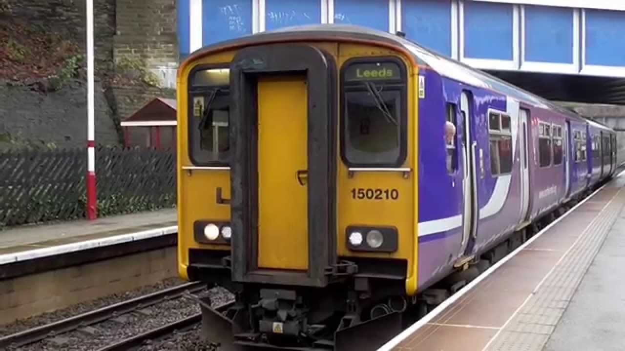 Northern Rail Class 150 Departing Brighouse (WestYorkshire) 15/11/14 ...