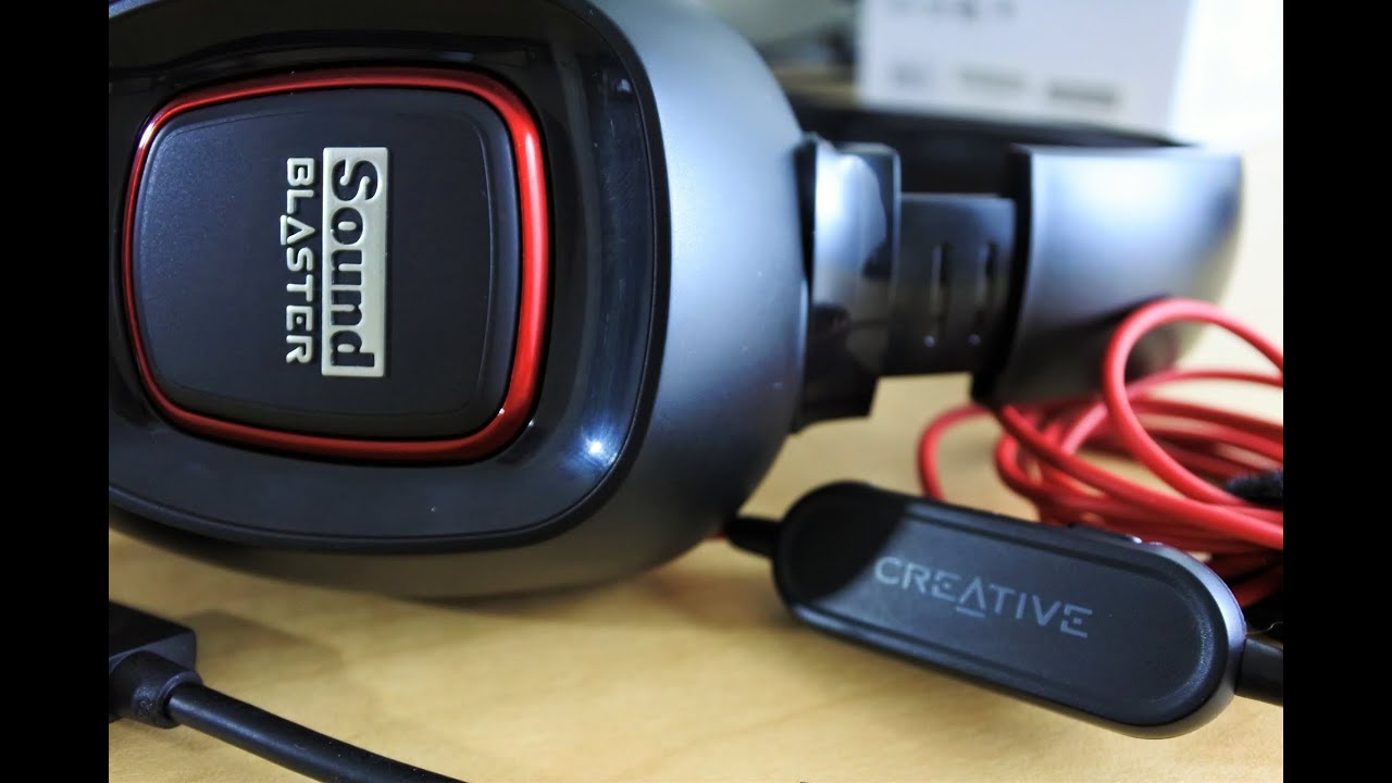 Creative SoundBlaster Tactic 3d Fury Headset - YouTube