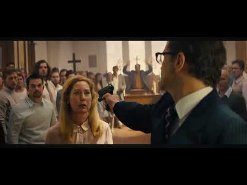 Kingsman church fight scene - YouTube