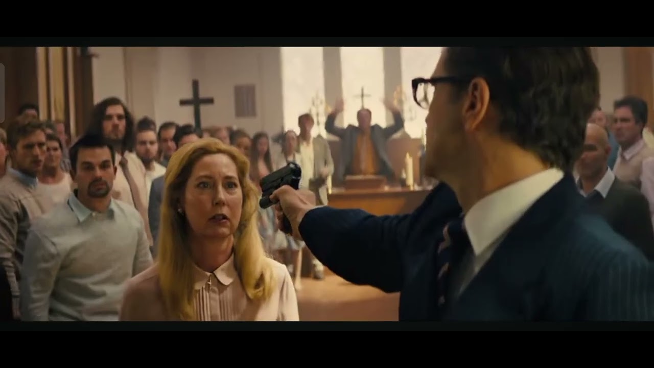 Kingsman church fight scene - YouTube
