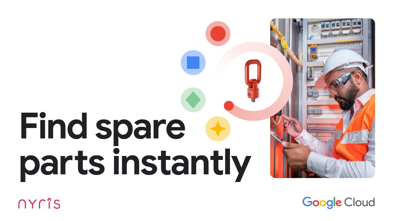 Find spare parts instantly using product images or CAD data with nyris on Google Cloud. - YouTube