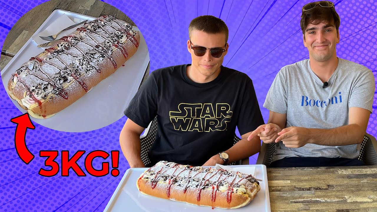 World's Largest Donut Food Challenge! - YouTube