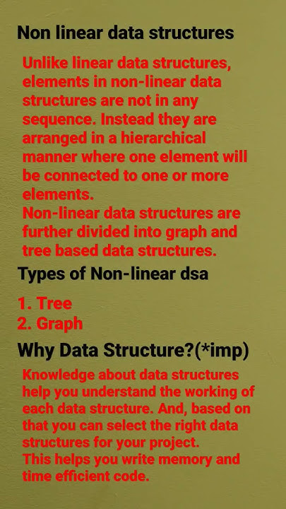 Non Linear Datastructureshortsviralcodingdatastructurealgorithminterviewinterviewtips