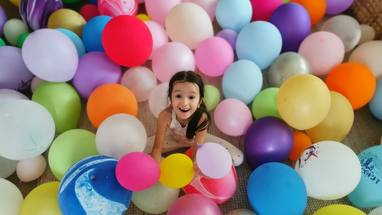 Balon patlatma oyunu🎈 - rengarenk balonlar ile çok eğleniyoruz ...